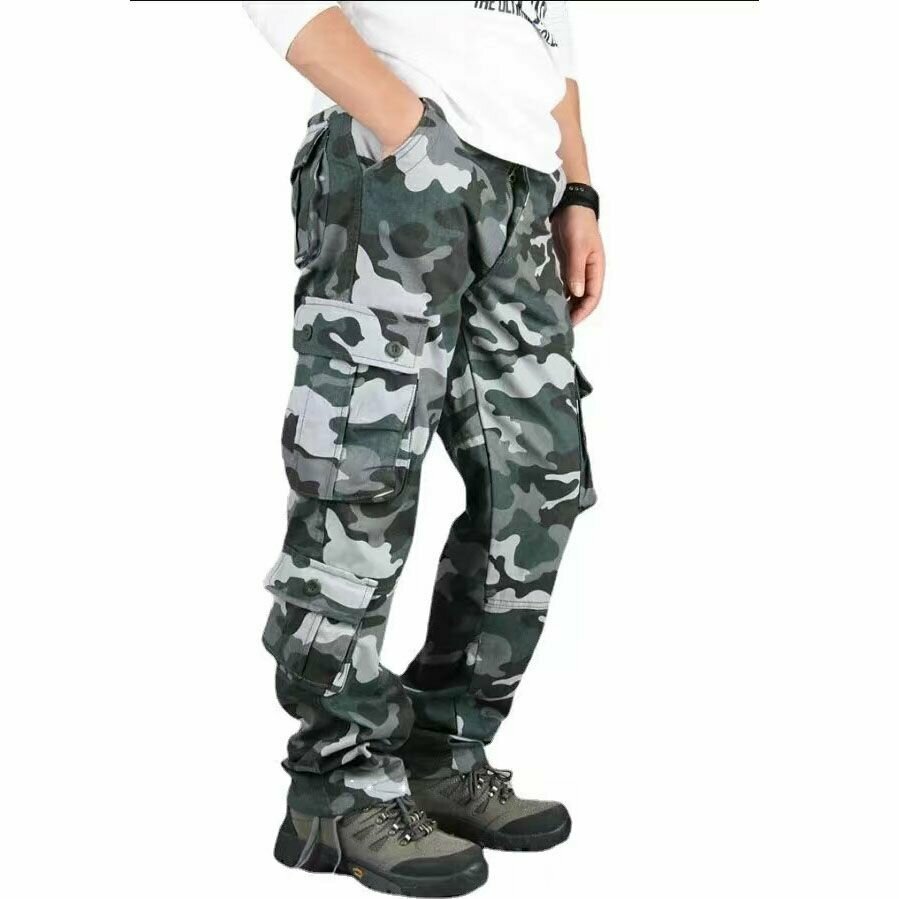 Большие размеры Мужские В Стиле Тактические Милитари Штаны