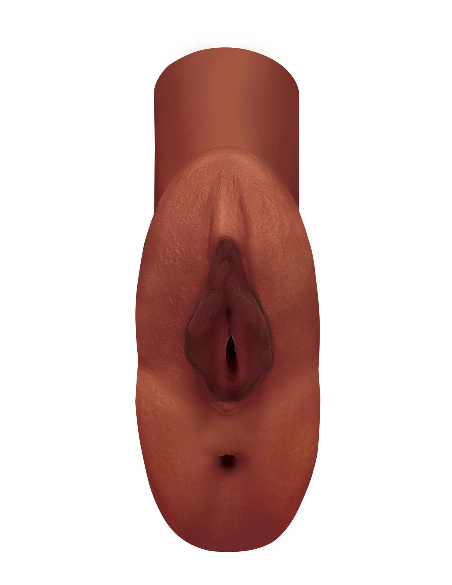 Мастурбатор вагина и анус PDX Plus Perfect Pussy Double Stroker Brown