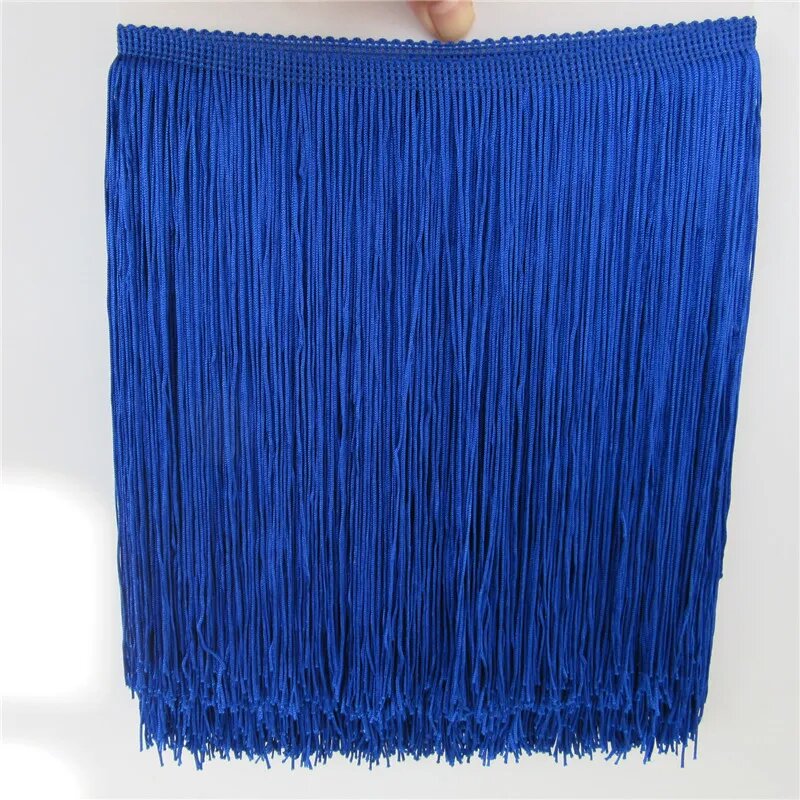 Бахрома синяя, темно-синяя, royal blue