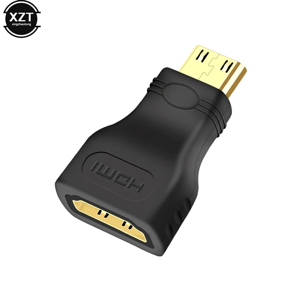Мини HDMI-совместимый переходник с разъемами «папа» на «мама»