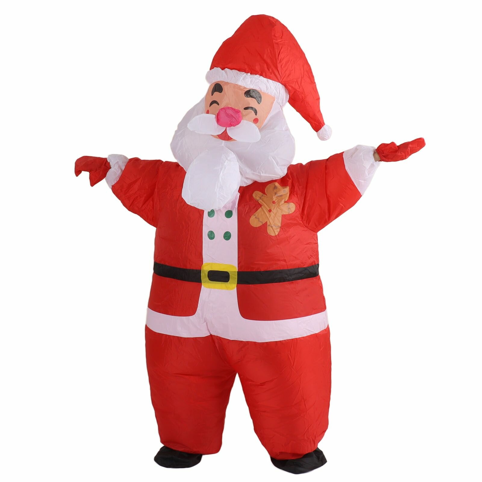 Надувной Рождественский костюм Косплей Санта Забавный Надувной костюм Куклы для взрослых ростом 150-190 см