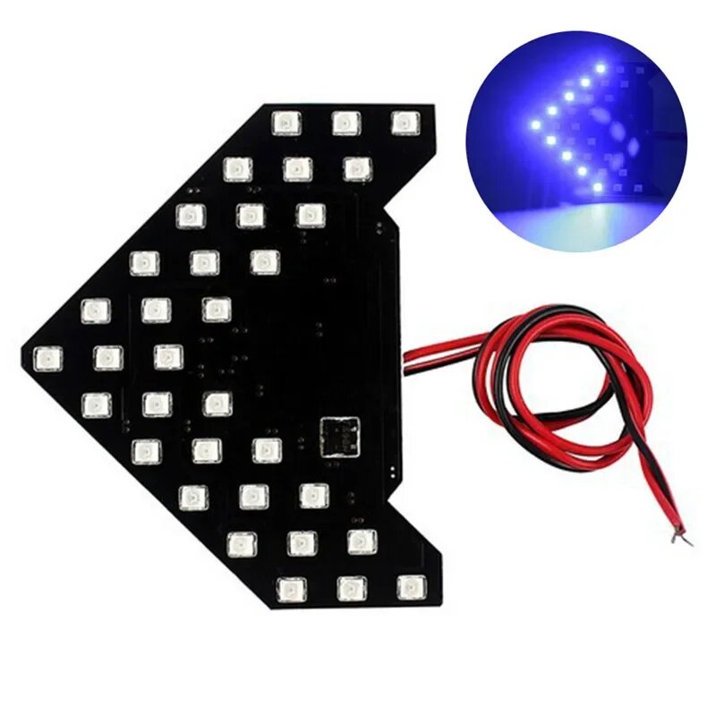 Стайлинг автомобиля 1x светодиодный указатель поворота, зеркало заднего вида, панели со стрелками, индикаторная лампа зеркала заднего вида, сигнальная лампа 12 В 14 SMD, желтый