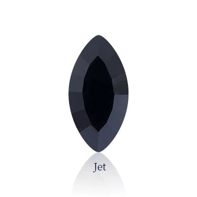 Стразы черные Jet 5x10 мм 20шт