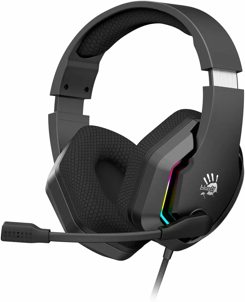 Наушники A4Tech Bloody G260 черный 2м мониторные USB оголовье (G260)