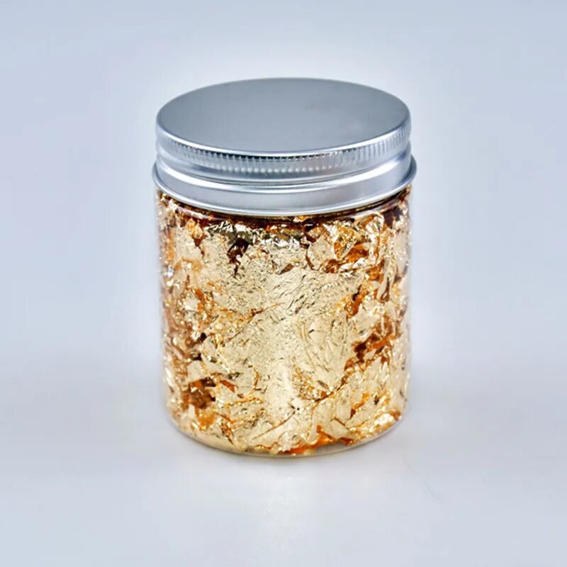 Золотые/серебряные блестки из имитации медной фольги 3г gold-3g