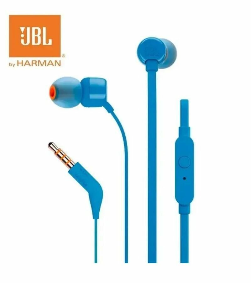 Наушники JBL T110 синий