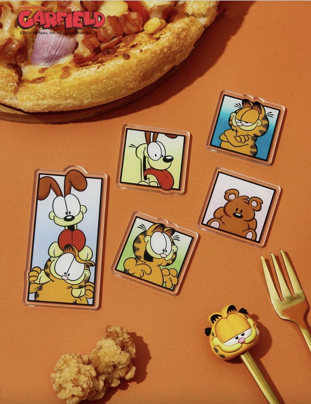 Гарфилд / Garfield Набор магнитов