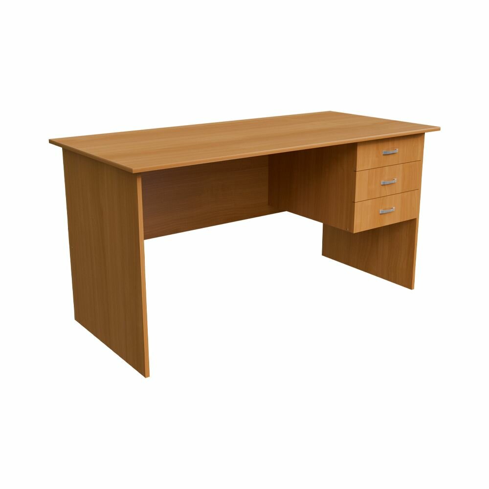Стол письменный с 3 ящ.(правый) СФ223, р.1504х704х750 мм, Вишня оксфорд