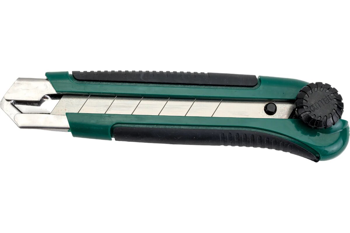 Волат канцелярский выдвижной нож 25 мм лезвие модель 24103 для резки бумаги