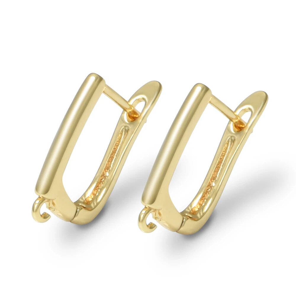 Золотые крючки для сережек 18K Gold YANASI