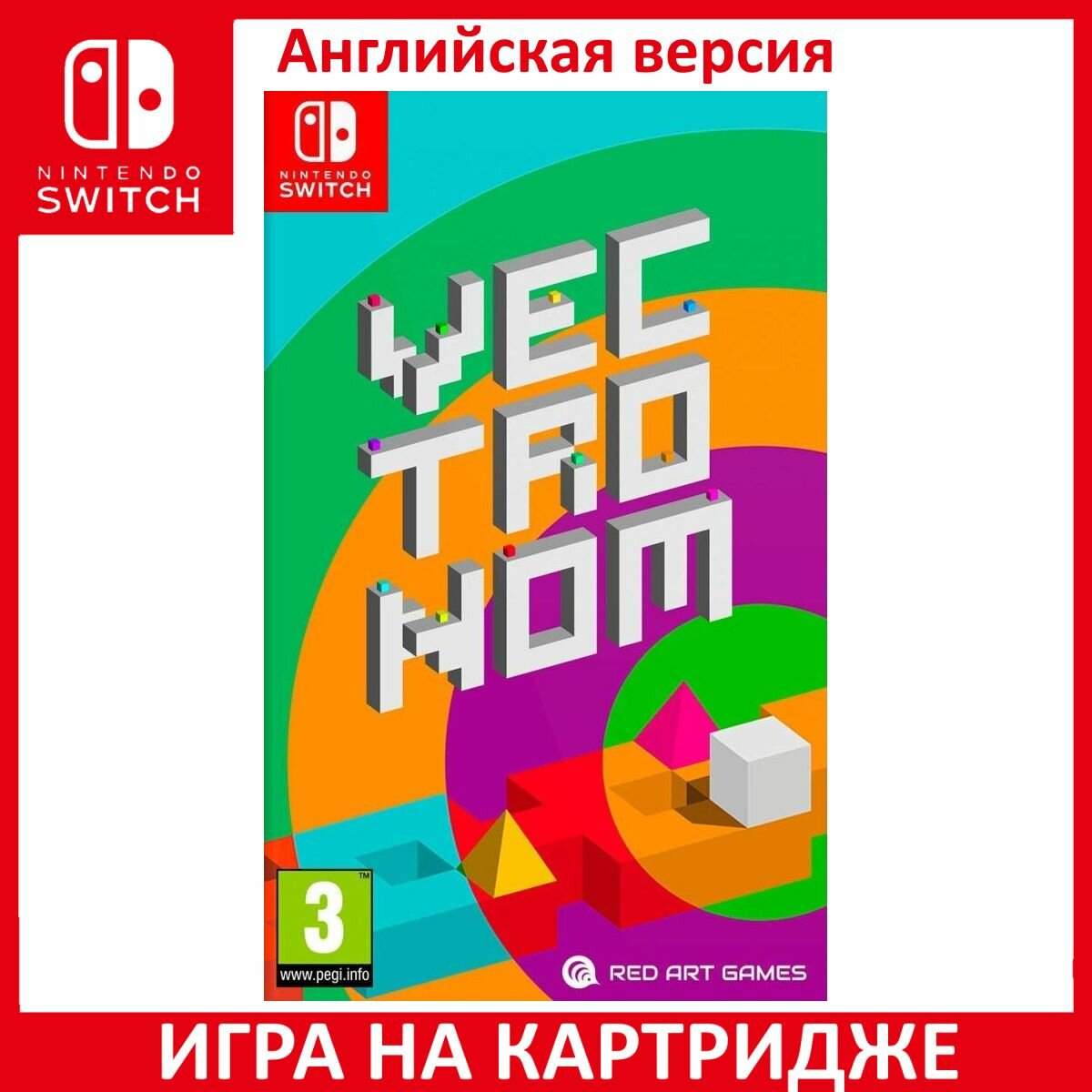Игра Vectronom Switch Картридж на Nintendo Switch Английская версия
