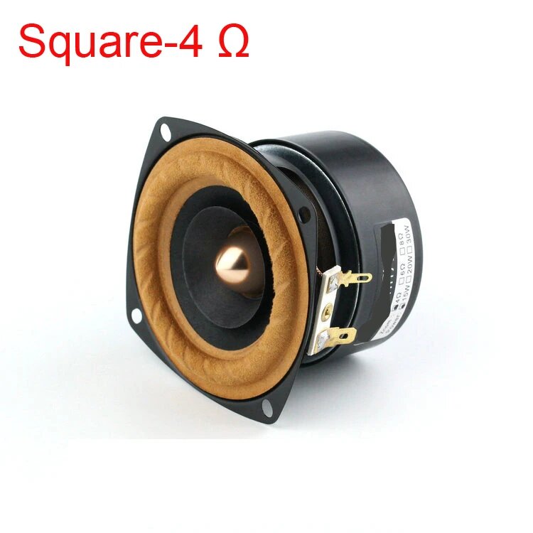 Динамик Square-4Ohm 3" полнодиапазонный, 4 Ом