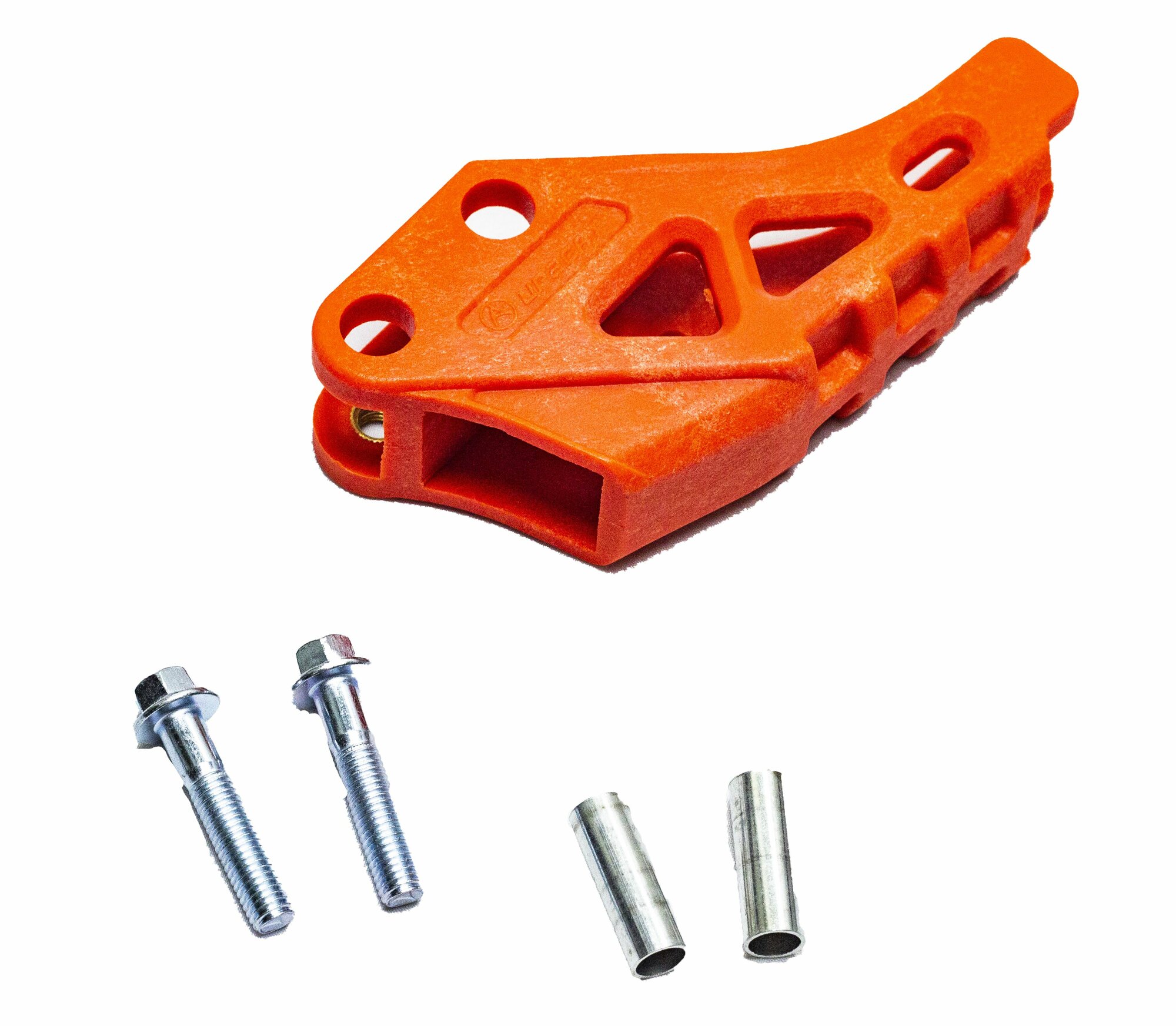 Успокоитель цепи (ловушка) для питбайка пластиковая универсальная SM-PARTS оранжевая