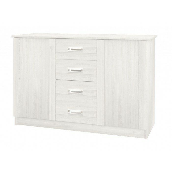 Комод напольный «К – 3.2 сабрина – 2», 1200×420×800 мм, цвет ясень анкор светлый