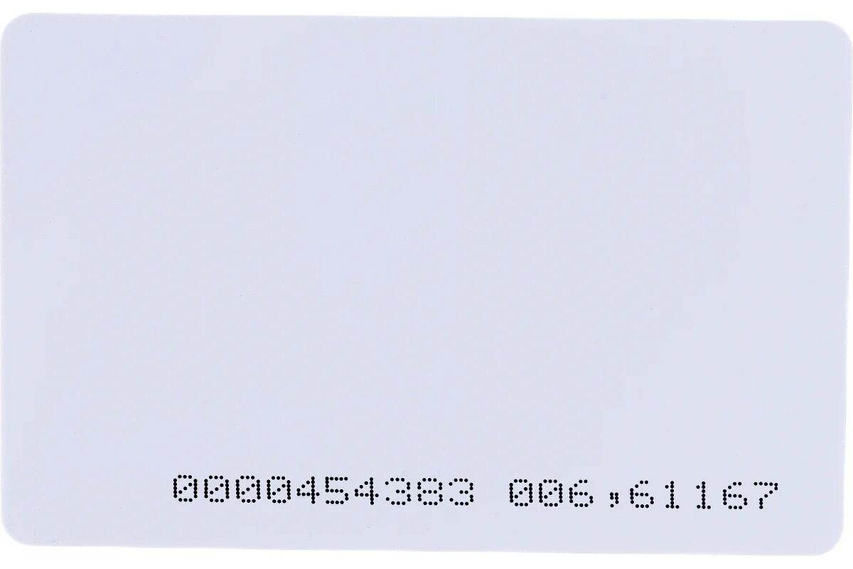 REXANT карта доступа RFID 125 кГц EM-Marin 46-0225-1 формат ключа для доступа