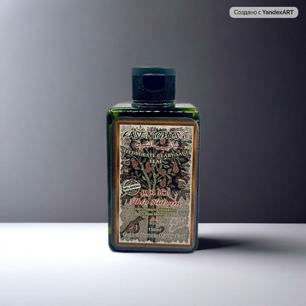 Натуральный гидролат шалфея мускатного KULSUM Мягкие щечки, 175мл