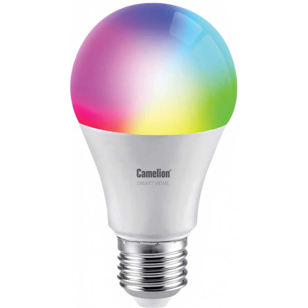 Светодиодная лампа Camelion Smart Home LSH11/A60/RGBСW/Е27/WIFI 11Вт Е27 RGB+DIM+CW 220В 14499, 11 Вт