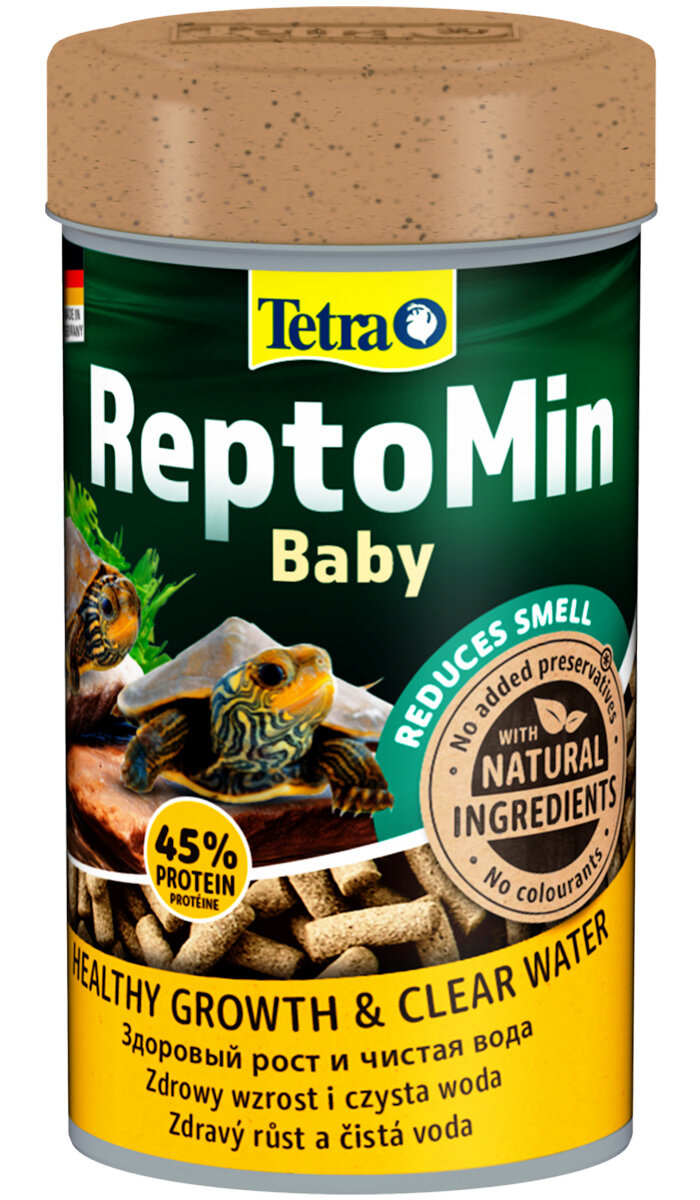 TETRA REPTOMIN BABY корм мини-палочки для молодых водных черепах