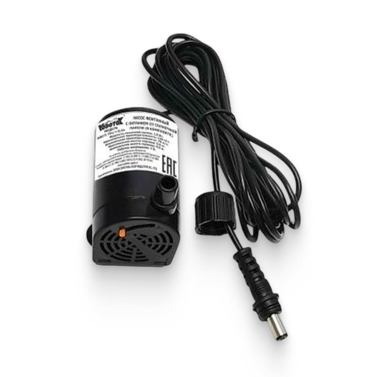 Насос фонтанный Vodotok НФСП-70л/ч-0,5м с питанием от солнечной панели