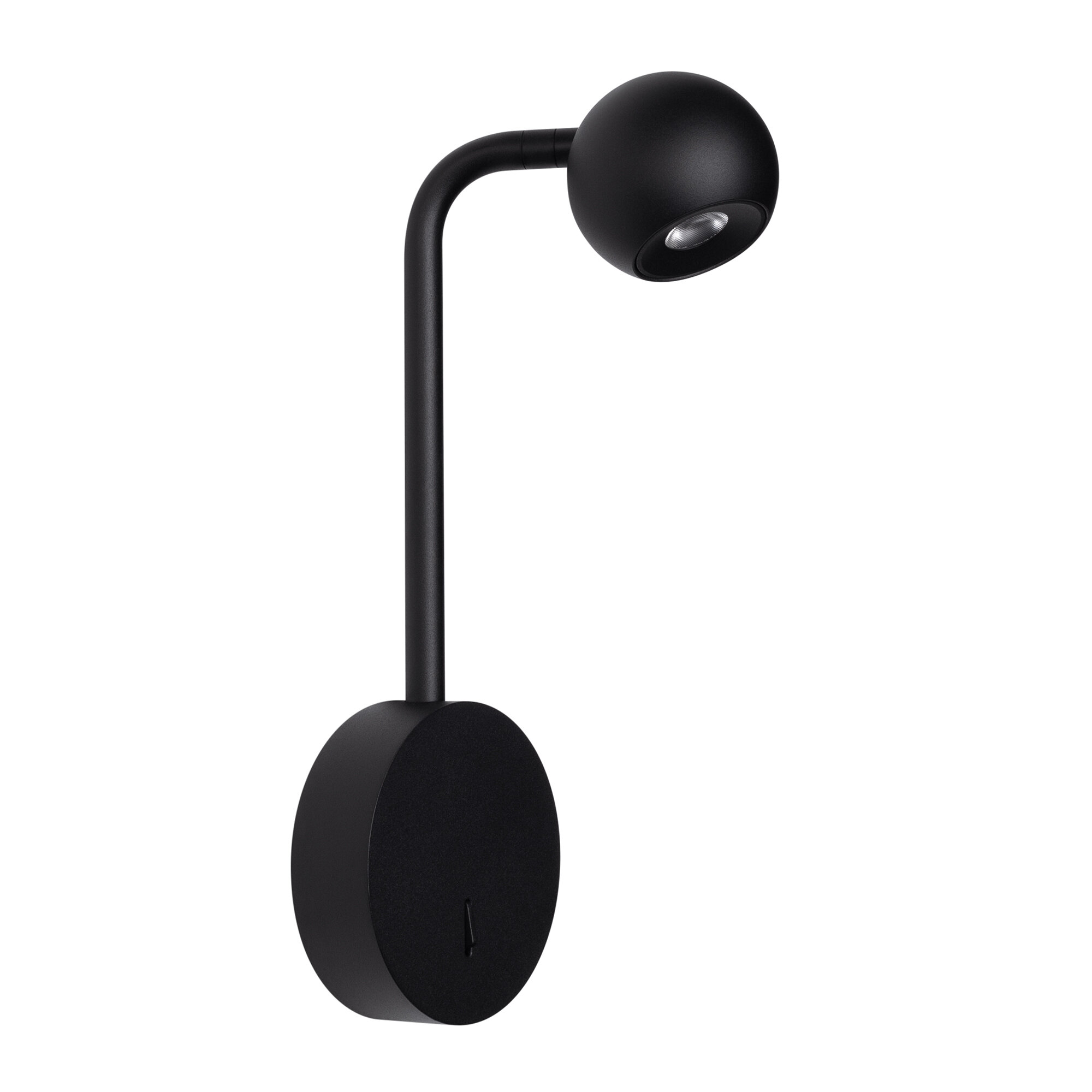 Светильник SP-OTTORI-LONG-WALL-6W Warm3000 (BK, 30 deg, 230V)