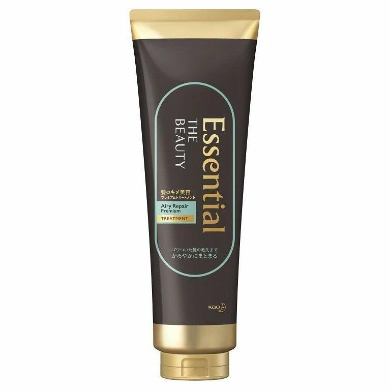 KAO Бальзам Essential The Beauty, Объём и восстановление, для повреждённых волос разглаживающий кутикулу, 250 г