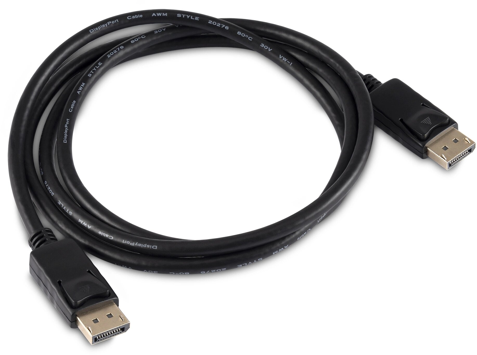 Кабель аудио-видео Buro V2.0 DisplayPort (m)/DisplayPort (m) 3м. черный (BU-DP2.0-3M)