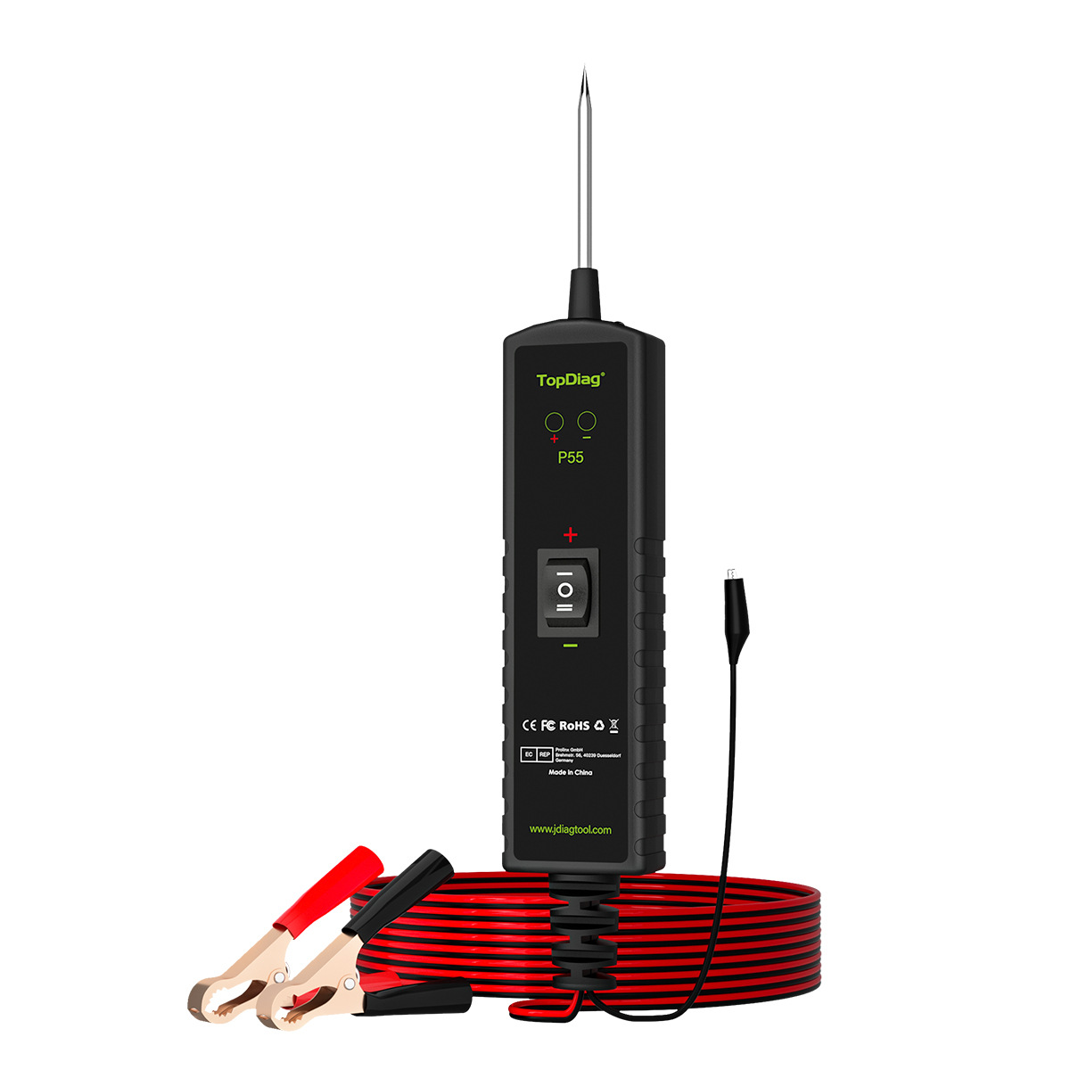 PSP55 Активатор автомобильной электронной системы управления напряжением 12 В-24 В, Активация интеллектуального диагностического компонента, Обнаружение заземления, сопротивление, напряжение, короткое замыкание, Положительные и отрицательные клеммы, отсле