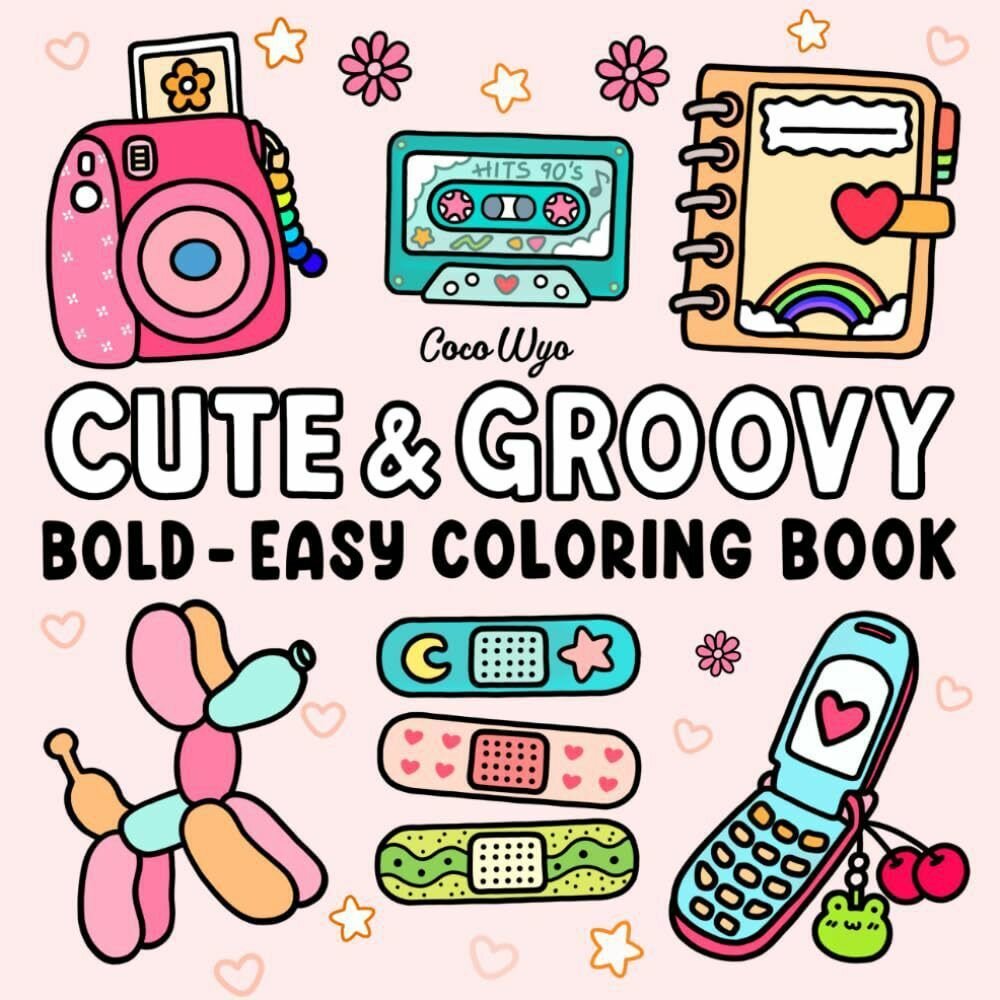 Coloring book for kids and teens, super cute and comfortable design
