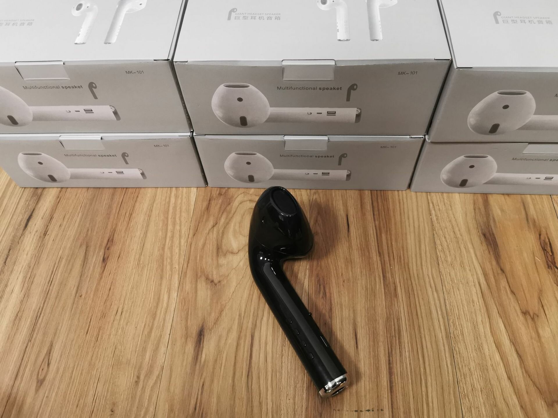 Наушники Stall source MK-101, Bluetooth, с динамиком, черные