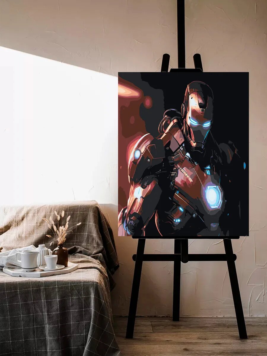 Картина по номерам Железный Человек