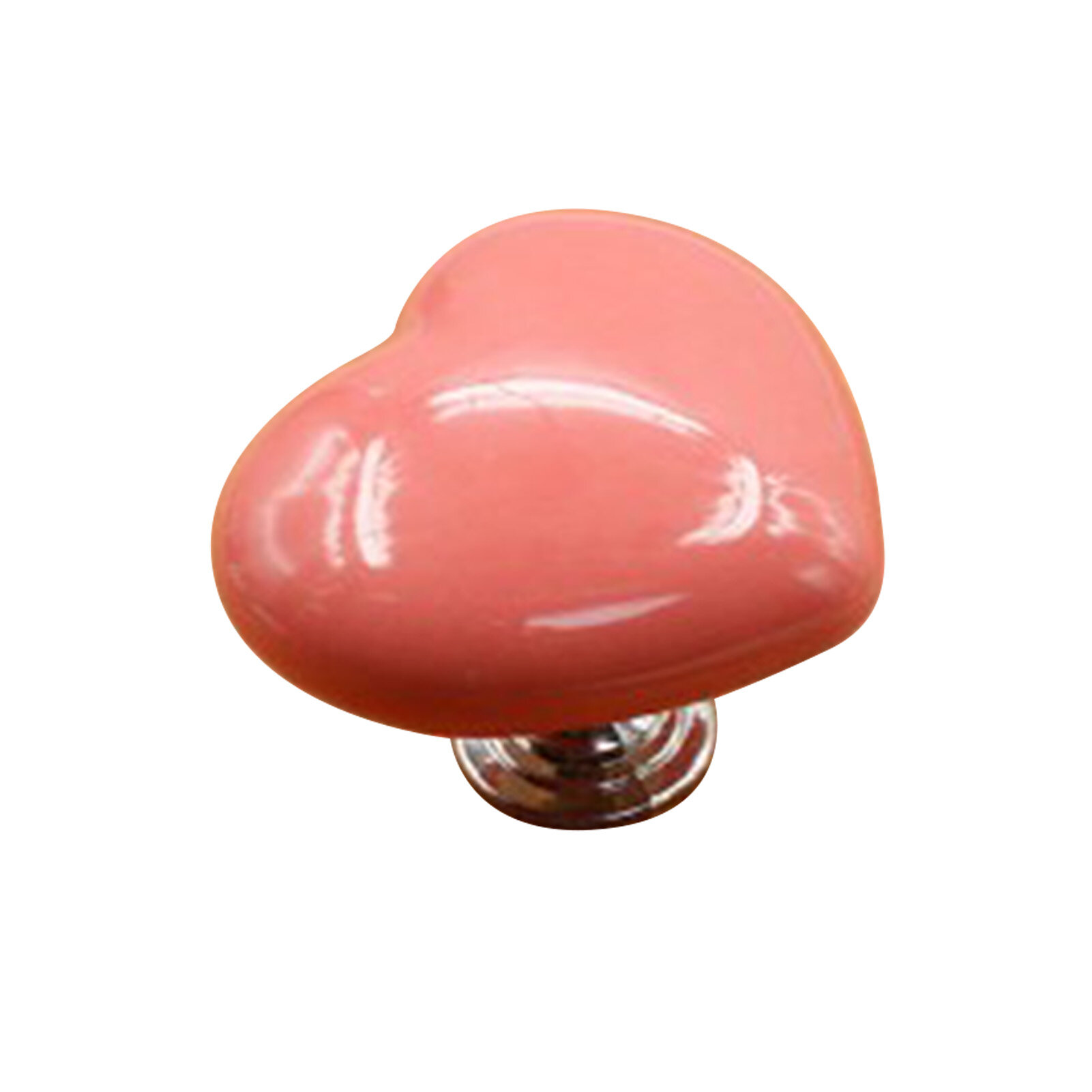 Сердце в форме туалета кнопка пластиковая сплошная универсальная замена нажатия для ванной комнаты розовый