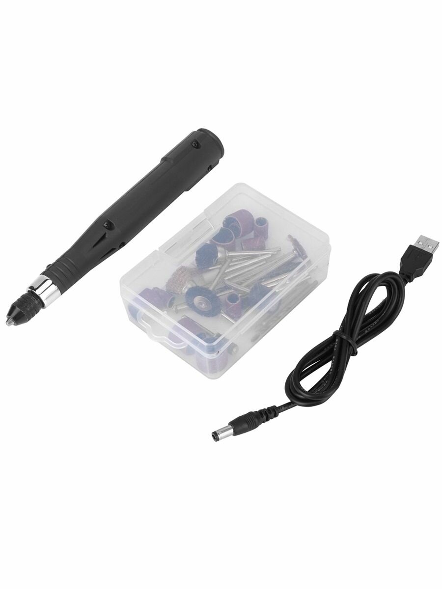 Мини-электрическая дрель-шлифовальная машина 5 В, 2 А, 5000-15000 об/мин, портативная полировальная машина, маленькая портативная ручная дрель для металла, дерева и стекла