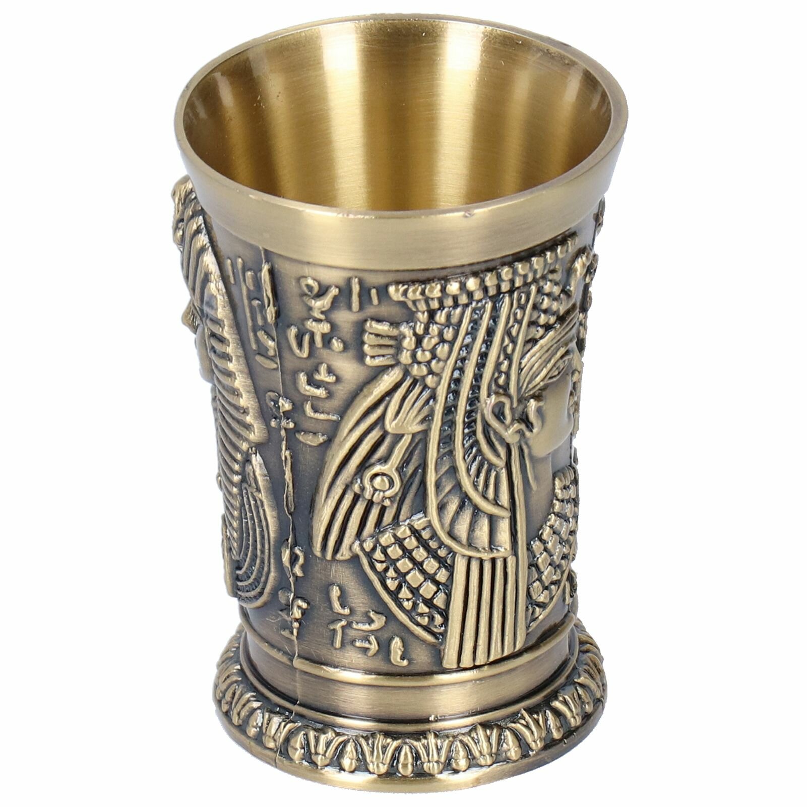 Винтажный египетский бокал для вина с резьбой по узору, чашка для питья, уникальная коллекция декора для домашнего бара, красивый дизайн ручной работы