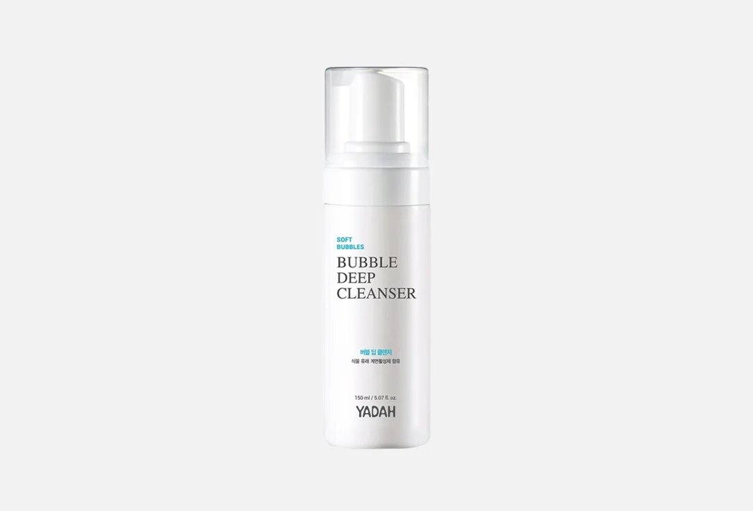 Пенка для умывания "Yadah" BUBBLE DEEP CLEANSER, увлажняющая, 150 мл