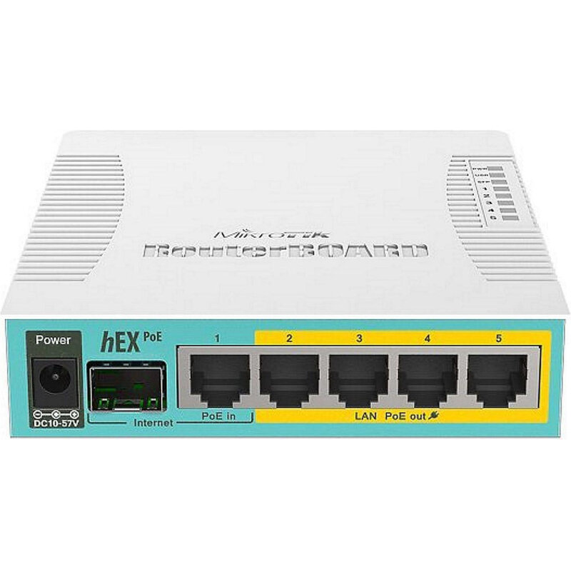 Маршрутизатор MikroTik hEX PoE (RB960PGS) 800MHz, 128MB, Gigabit LAN