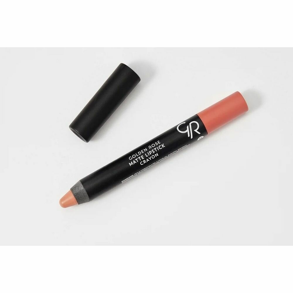 Помада-карандаш для губ GOLDEN ROSE "Matte Crayon", тон 15, Персик