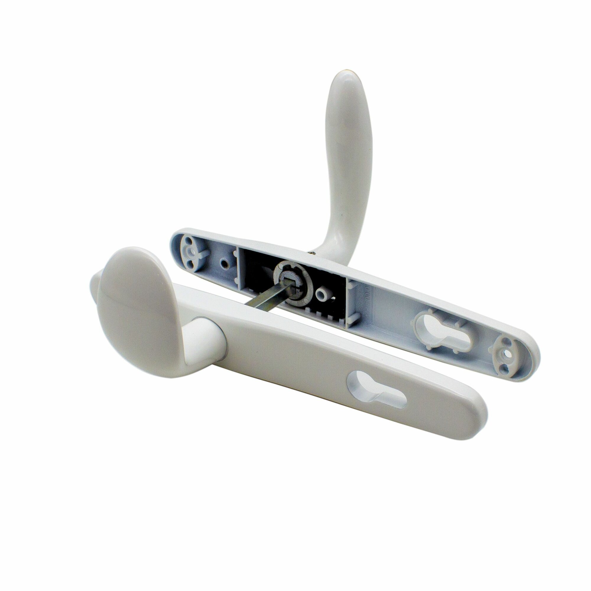 Ручка для двери белая Stublina для ограничения систем доступа межосевое расстояние 92 мм