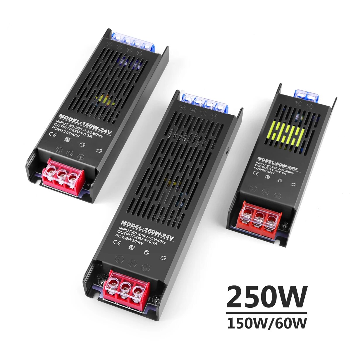 Трансформатор освещения Guillermo AC110V/220V 12V/24V 60W/150W/250W 250W, 12 В