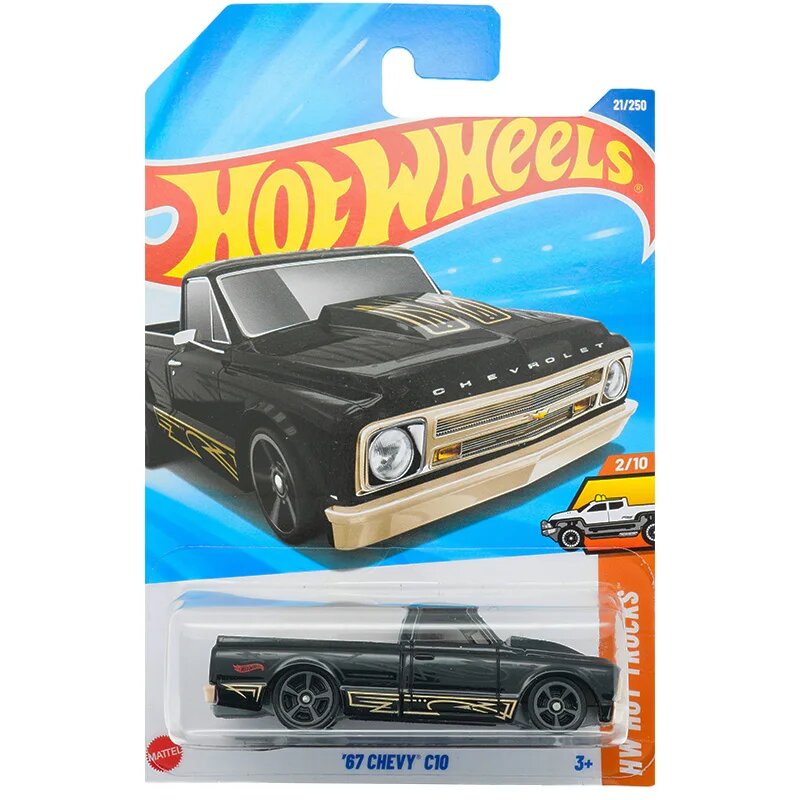 Модель автомобиля Hot Wheels Traffic Honda City Dodge Jeep Custom KIA Audi Ford Mustang Черный, 21