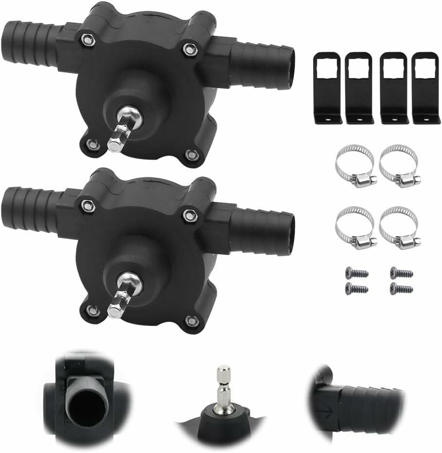 Мобильный водяной насос с электрической дрелью, насос для жидкой воды