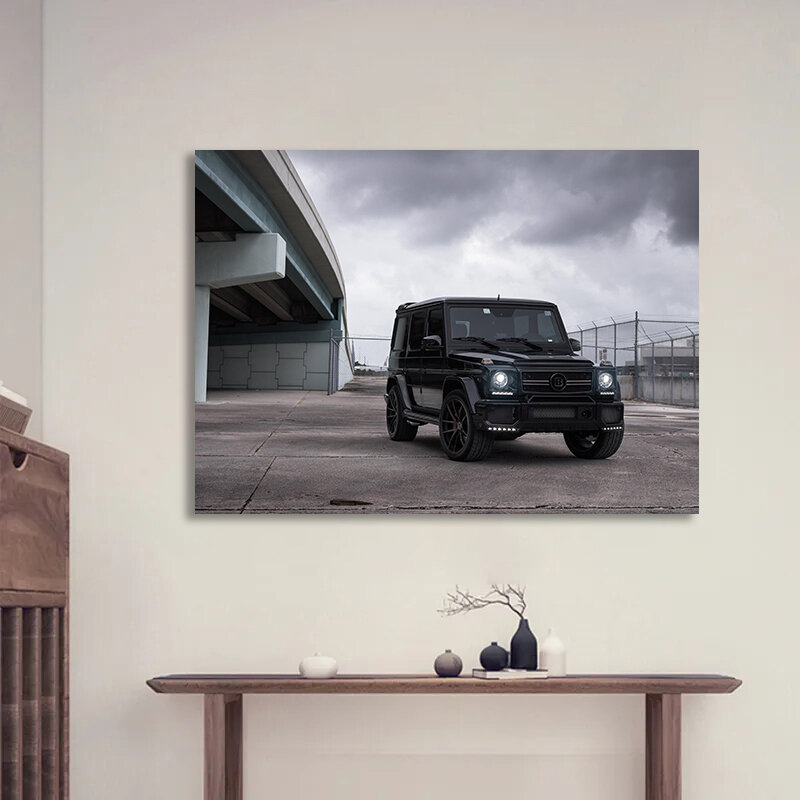 Картина мерседес / машина, картины для интерьера / мальчику, 40х60 см.