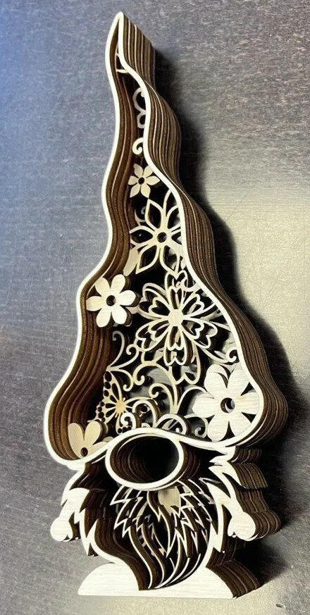 Набор для творчества "Третий Гном", эксклюзивный, сделай сам, раскрась гнома, дерево, отшлифованные, 21 x 8 x 2,4 см