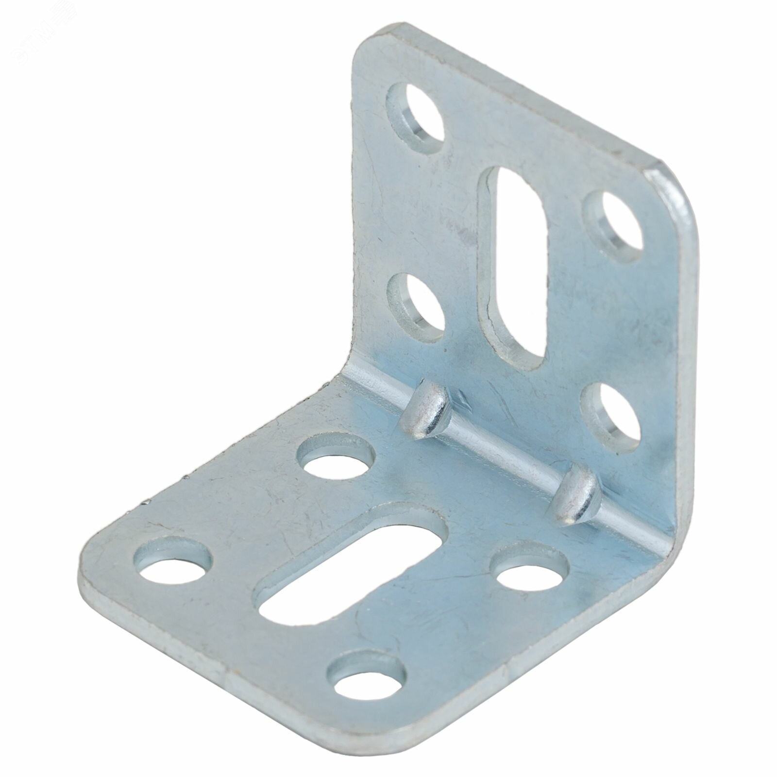 Уголок регулируемый 62х62х30х2,0 , стальной, оцинкованный "МастерБолтиков" (10 шт)