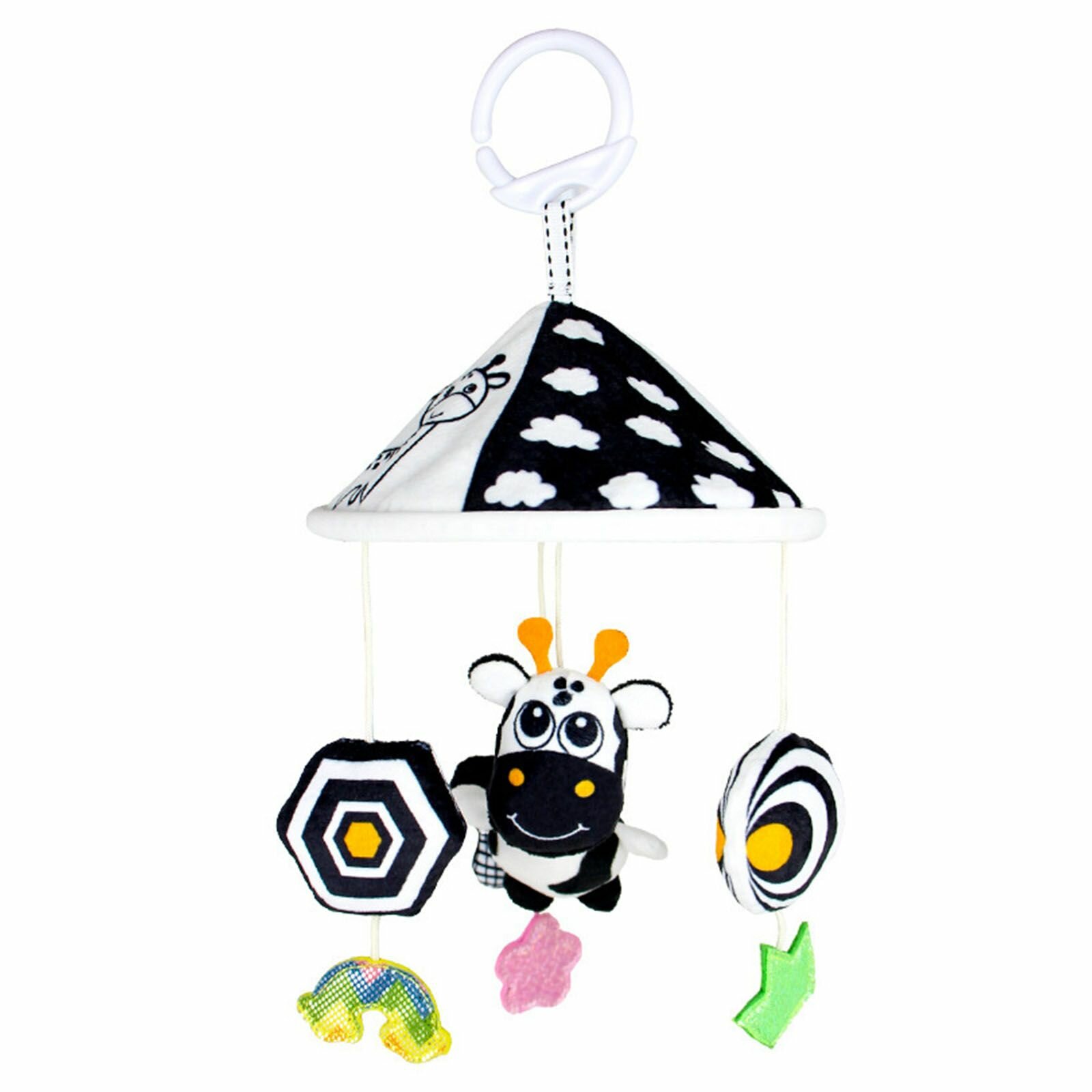 Игрушка-брелок для коляски с погремушкой