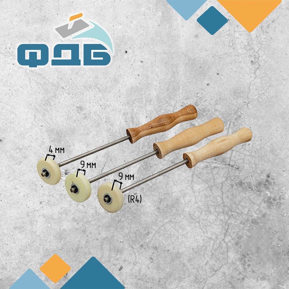 Ролик для швов, для печатного бетона кирпичики декоративные