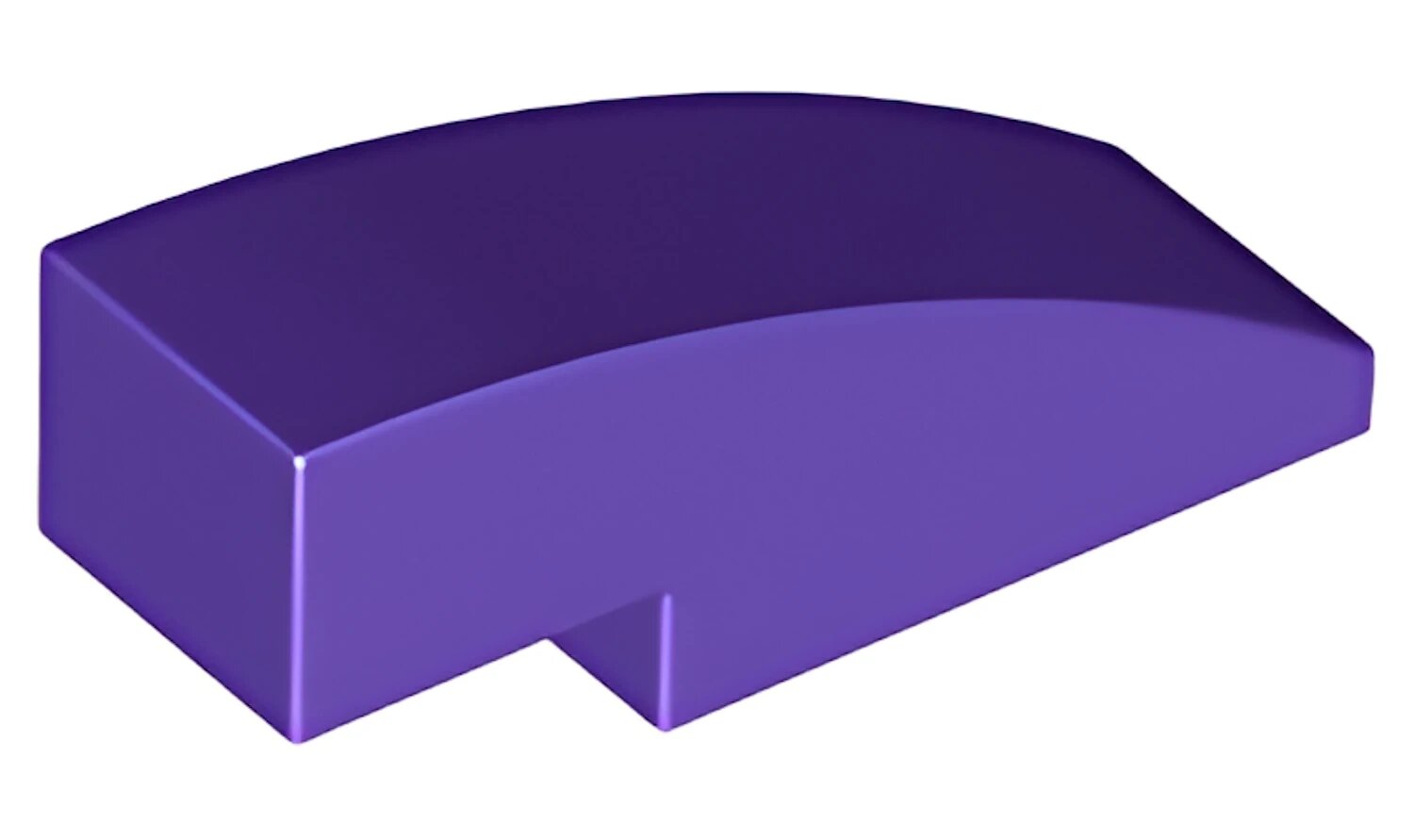 Деталь LEGO Lego Slope, Curved 3 x 1 50950 (1605, 63278) Dark Purple U