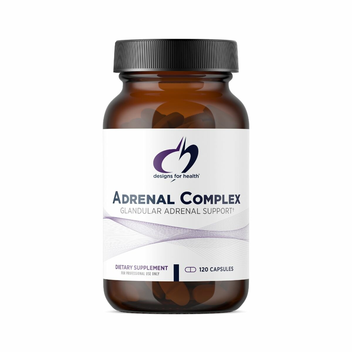 Designs for Health, Adrenal Complex, поддержка надпочечников, 120 капсул