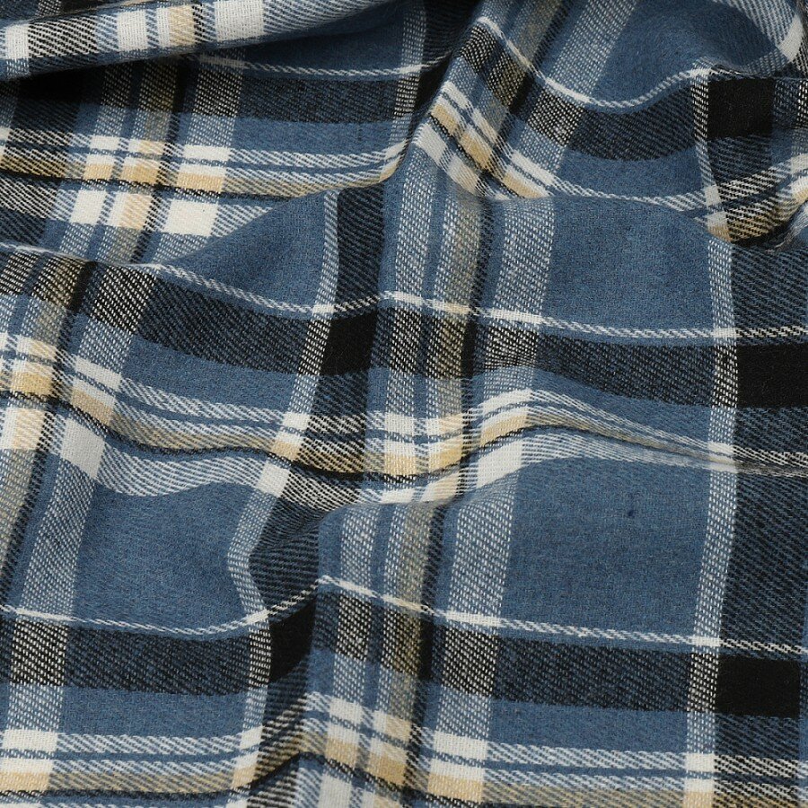 Ткань рубашечная фланель 150 г/м² 80% полиэстер, 20% хлопок шир.150 см TBY. Fl. T498 цв.498 уп.2м