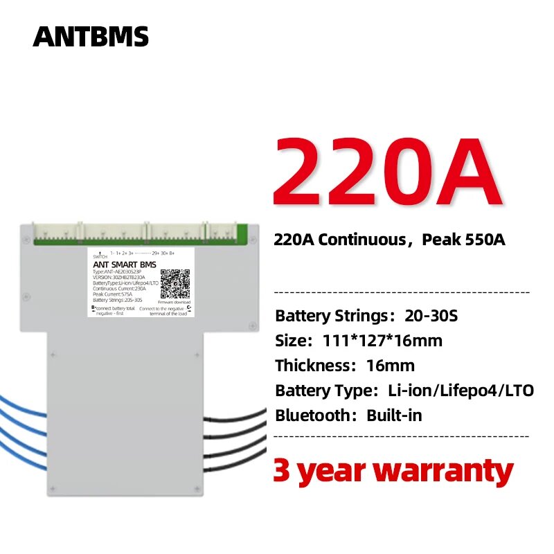 Smart balance board battery 21-30S 21-30S 220A