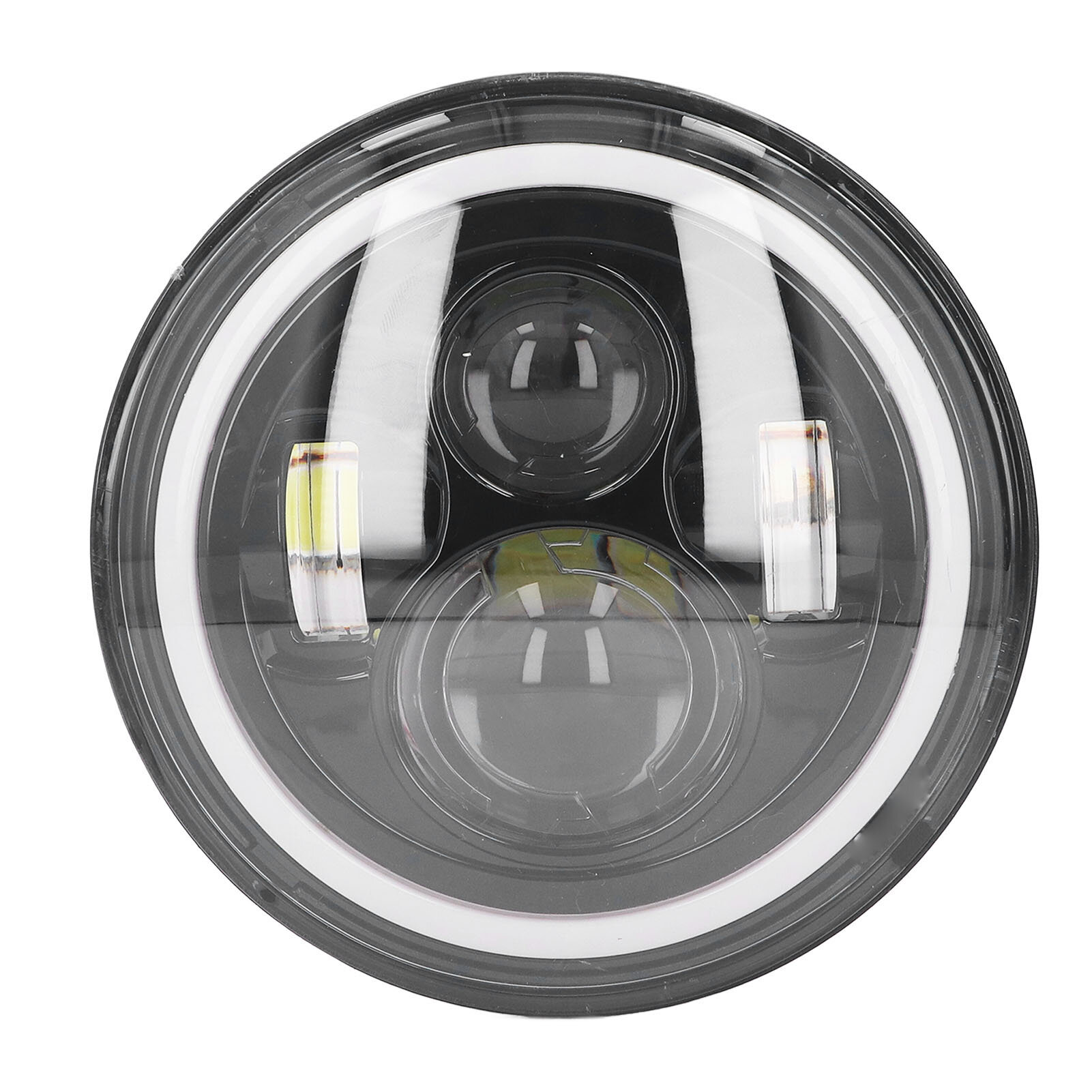 7-дюймовая фара для мотоцикла, 6000K, универсальная светодиодная фара высокой яркости, прочный передний фонарь, постоянный ток 9-36 В, водонепроницаемый